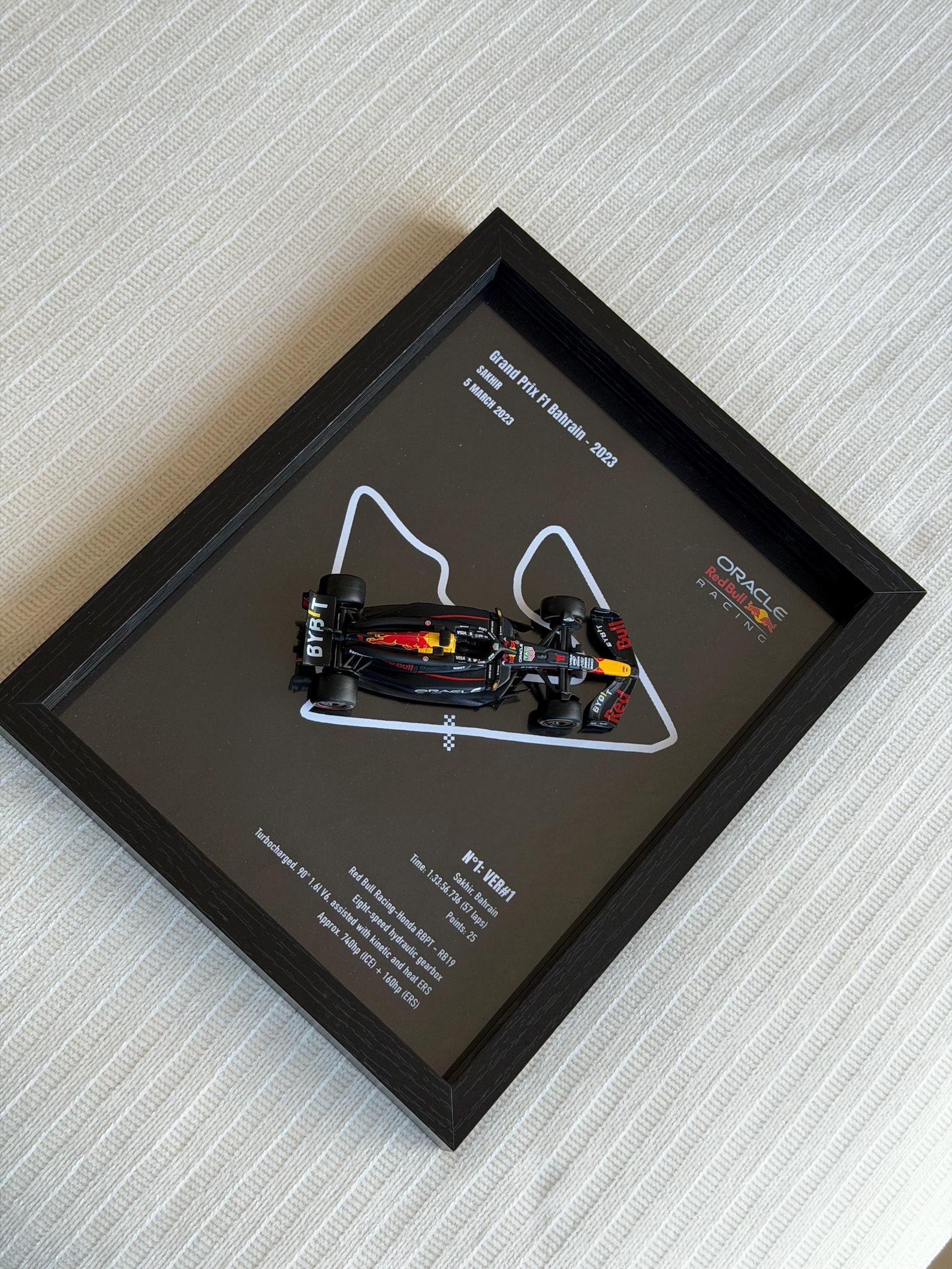 Red Bull Racing F1 Diecast Car Frame | 8x10 | Formula 1 Motorsport ...