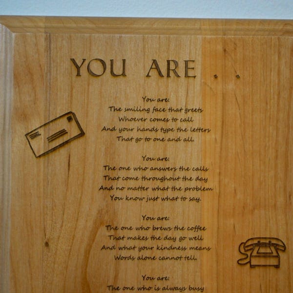 Admin Poem - Etsy