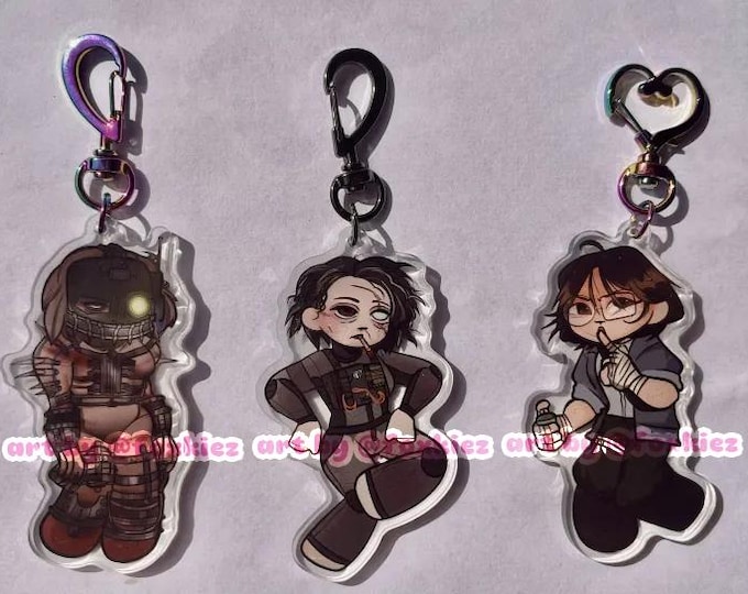 The Outlast Trials Keychains (valentines Day) - Doomed Lovers - the ...