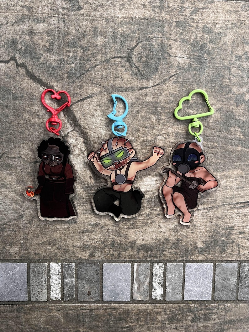 The Outlast Trials Ex-pop Keychains - Etsy