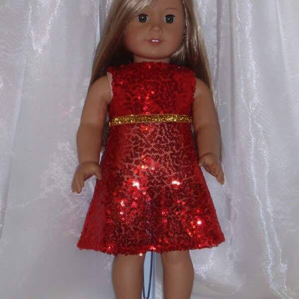 Red Doll Dress - Etsy