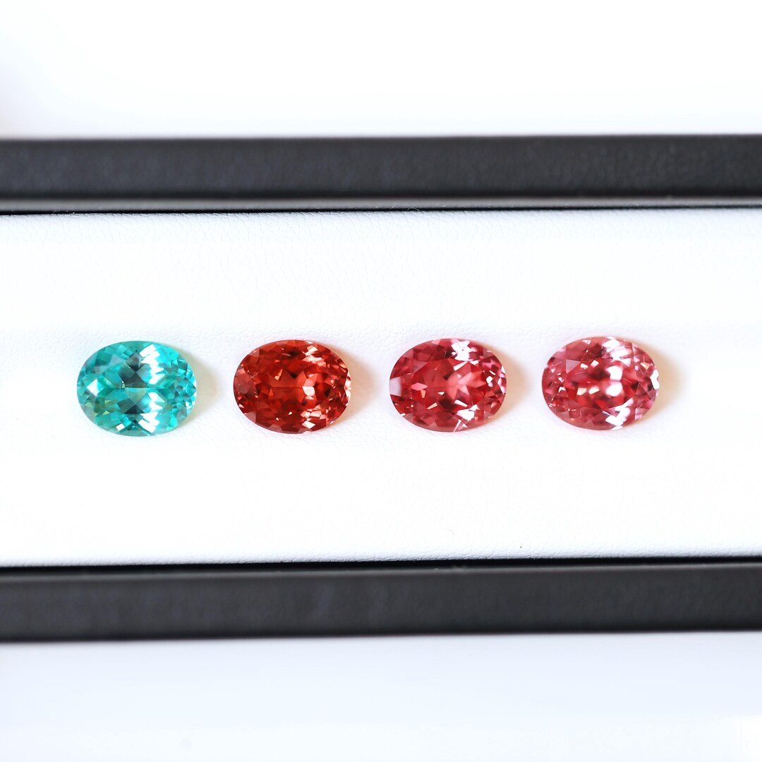 Lab Grown Padparadscha, Praiba Sapphire (3.5ct, Oval 10*8mm) - Etsy