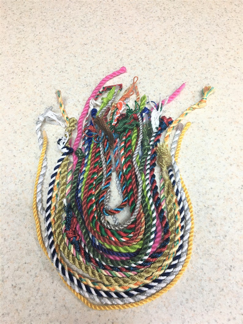 Short Handmade Twisted Cords - Etsy