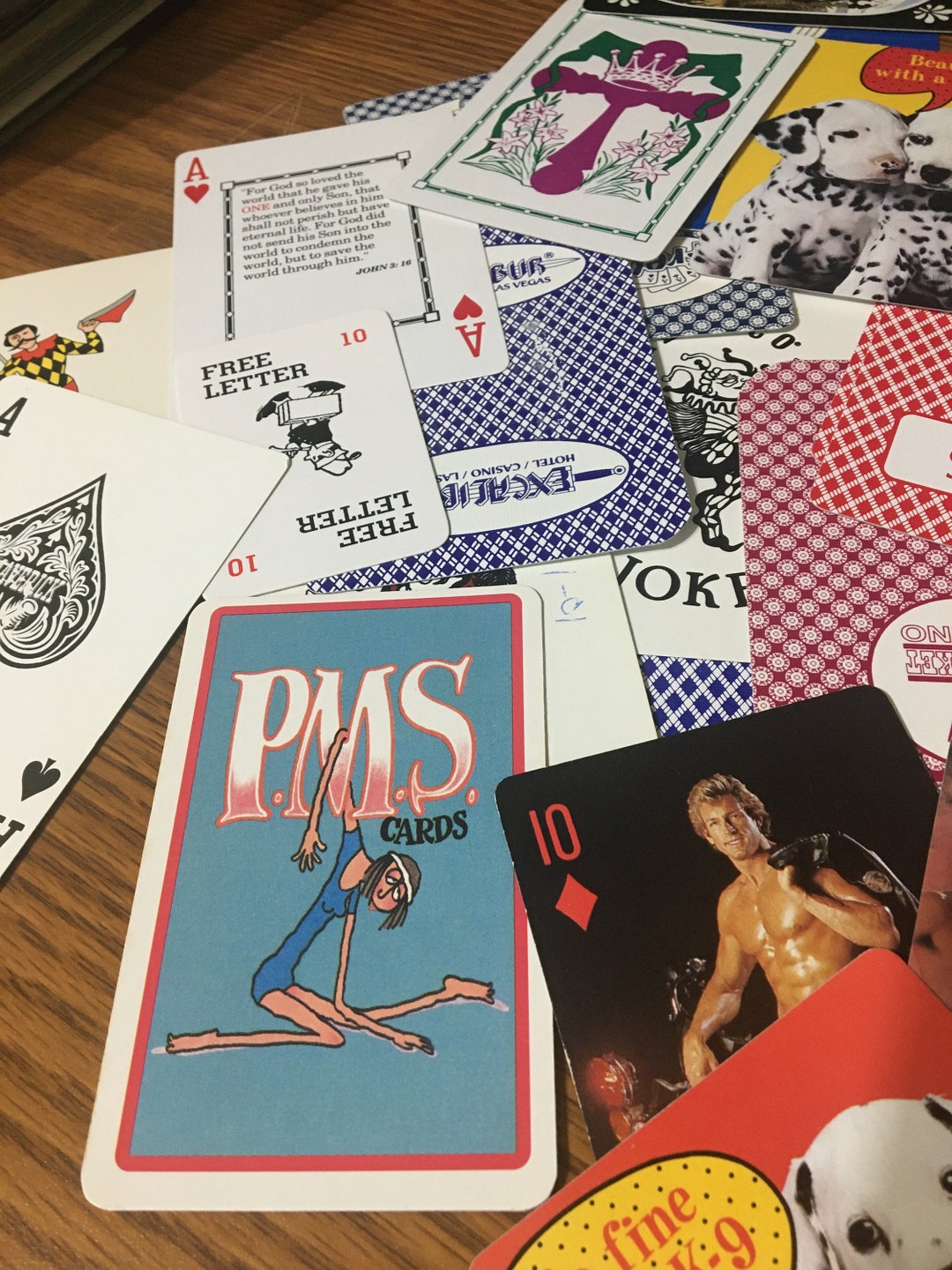 50 Random Fun Playing Cards - Etsy