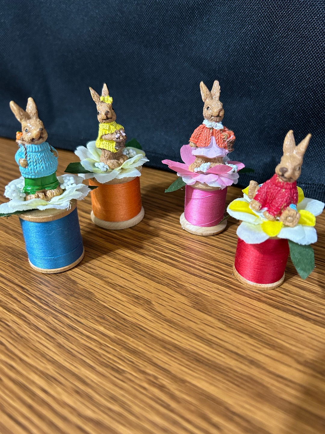 Vintage Wood Spool Nick Knacks - Easter - Etsy