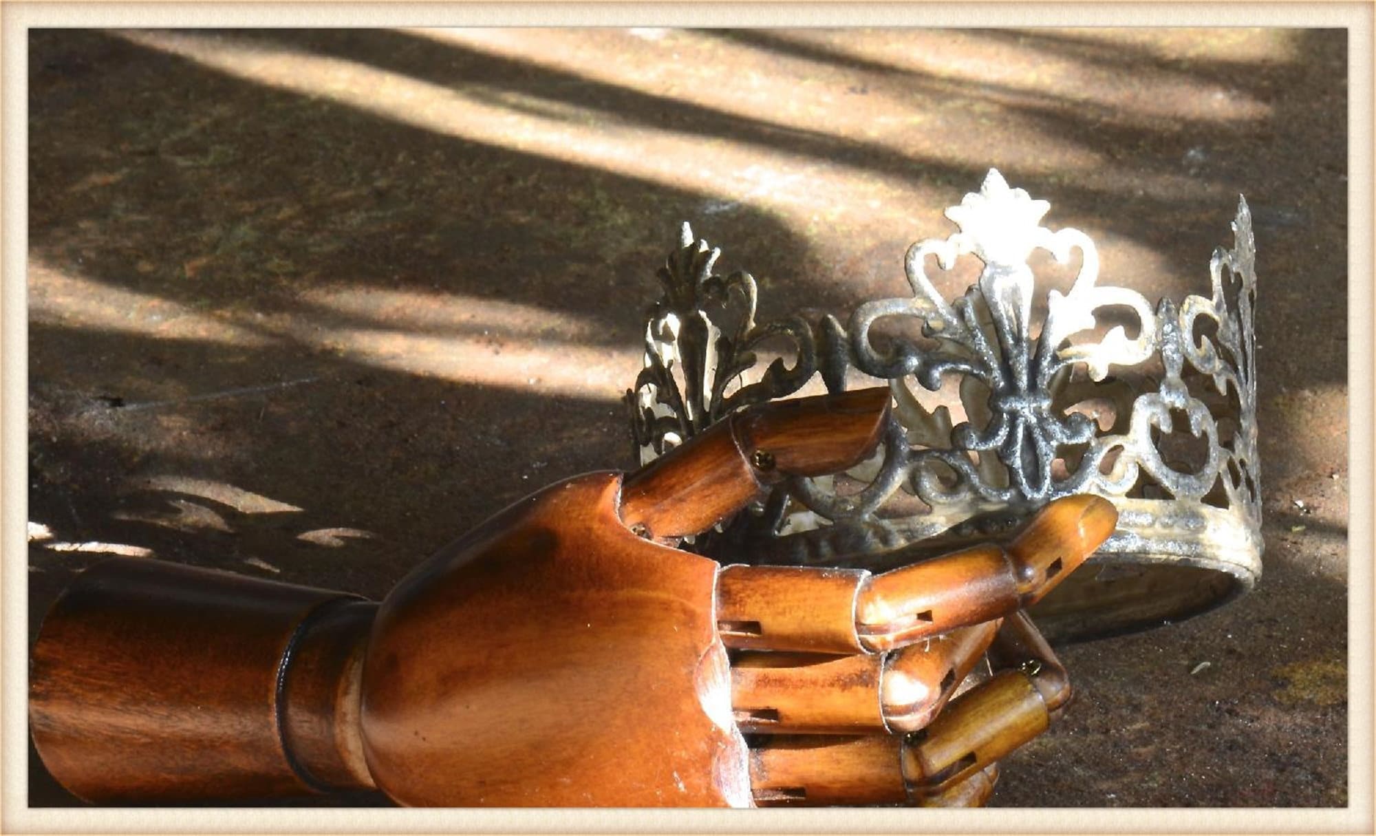 Silver Rust Metal Crown for Santos Doll Votive Crafts Shabby Chic - Etsy