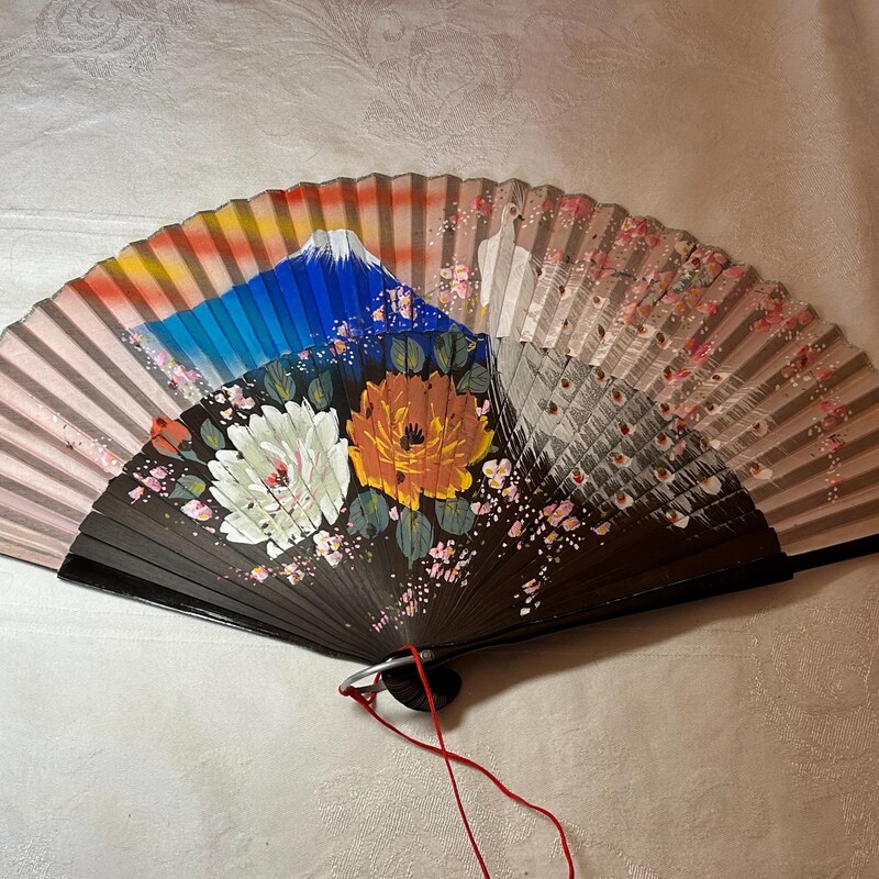 Hand Painted Fan - Etsy