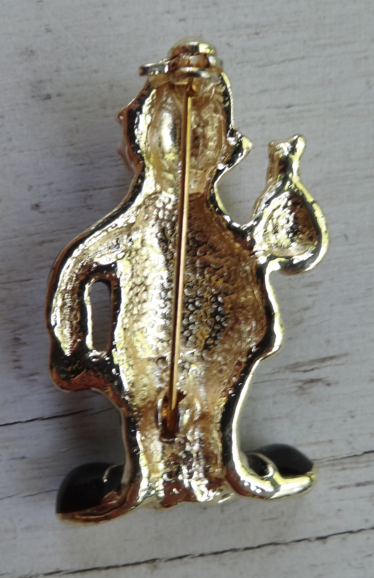 Vintage Enameled Sad Creepy Clown or Hobo Brooch - Etsy