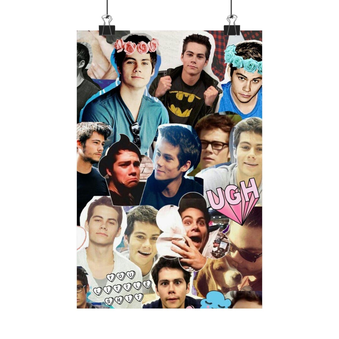 Dylan O'brien Collage 4 Matte Vertical Poster | Dylan O'brien Collage ...