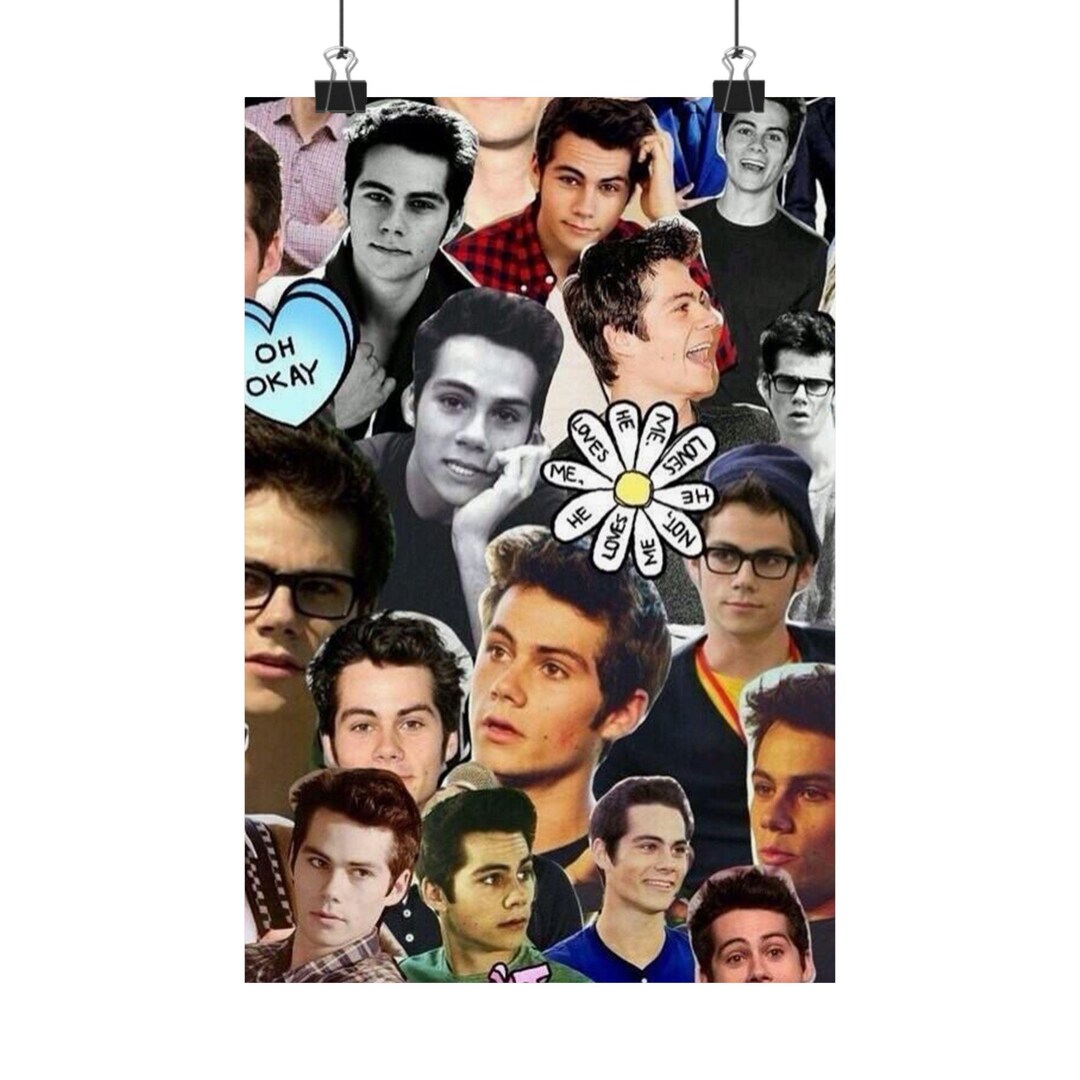 Dylan O'brien Collage 7 Matte Vertical Poster | Dylan O'brien Collage ...