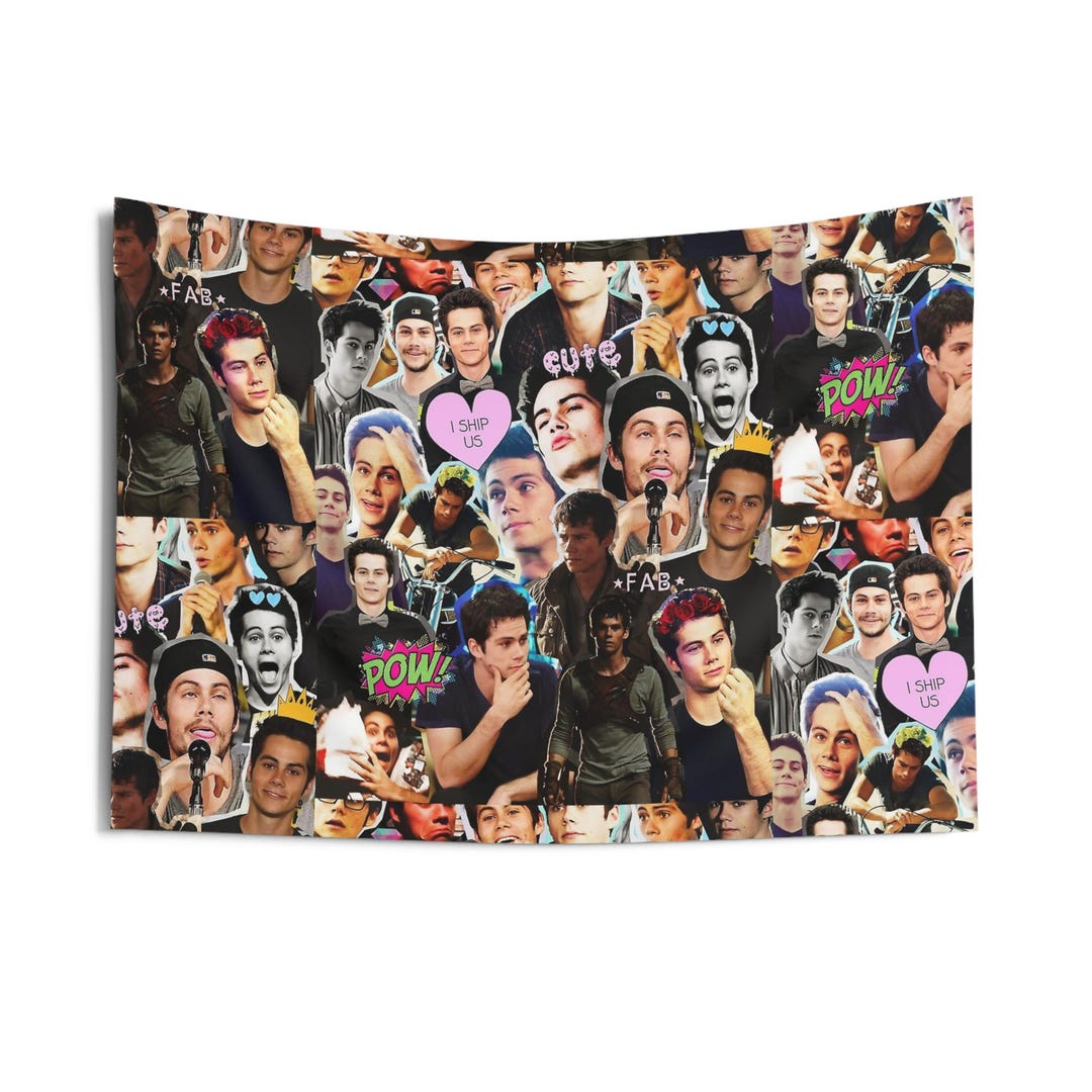 Dylan O'brien Collage 3 Indoor Wall Tapestries | Dylan O'brien Collage ...