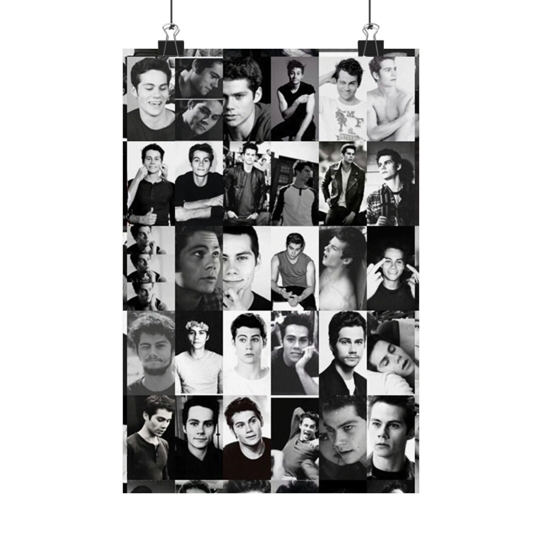 Dylan O'brien Collage Matte Vertical Poster | Dylan O'brien Collage ...