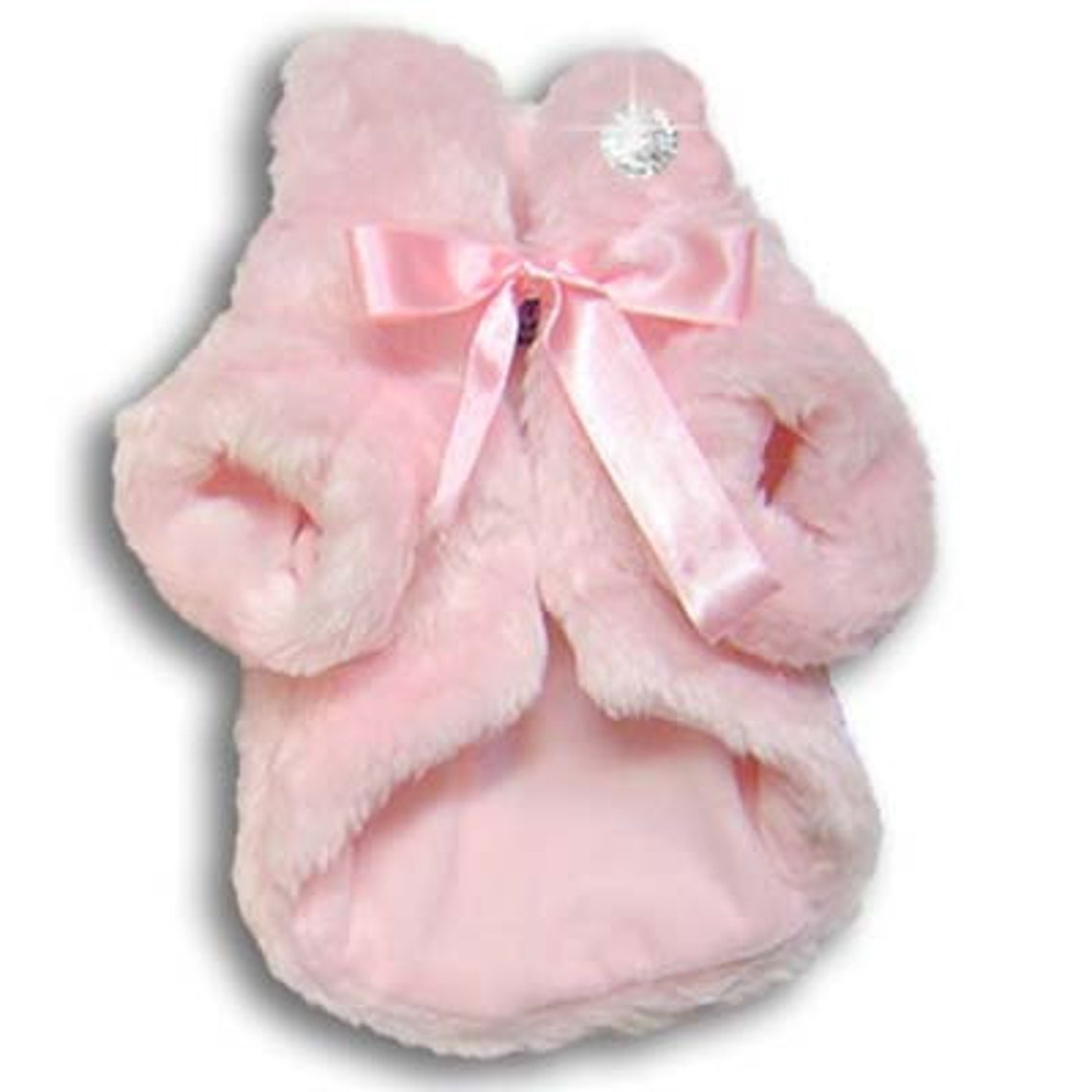 Faux Fur Dog Coat Plush Fur Coat Pet Coat Fancy Dog Coat | Etsy