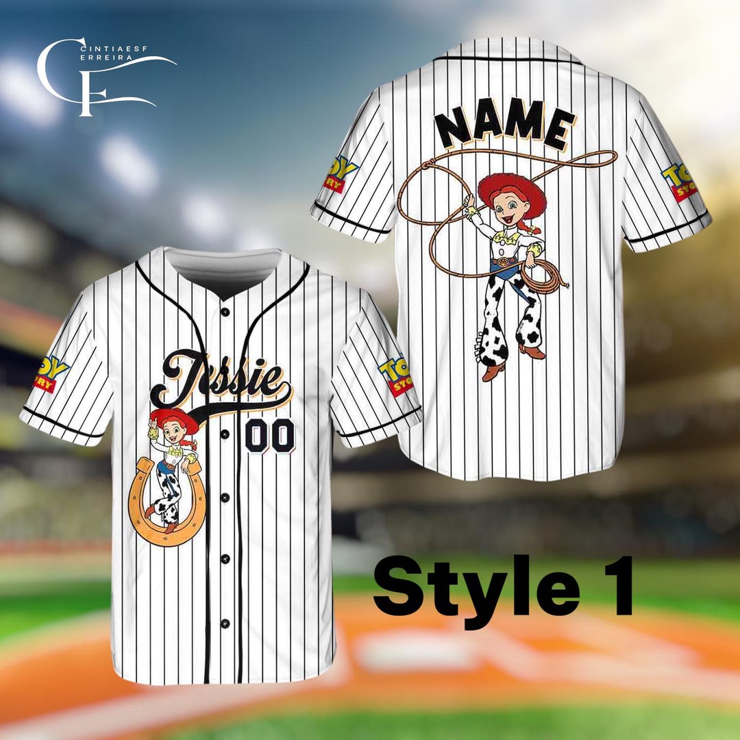 Lightyear Woody Bo Peep Jessie Baseball Jersey, Pixar Toy Story ...