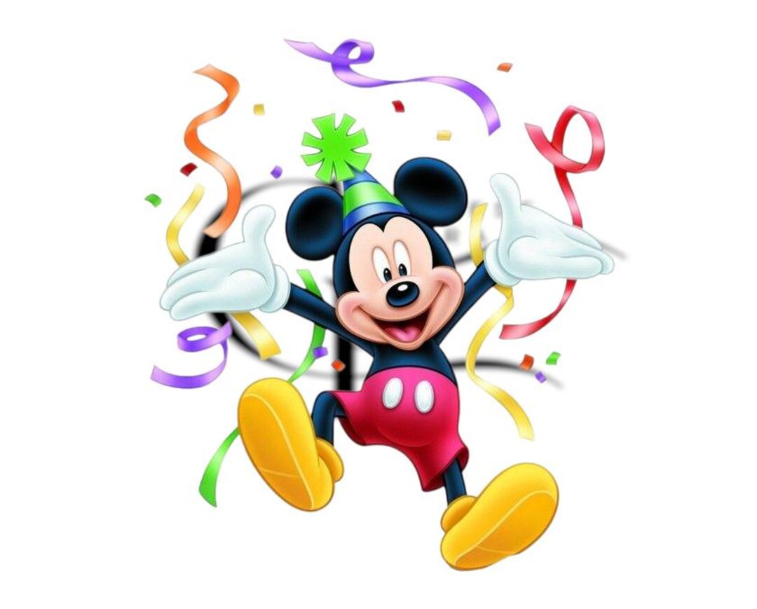 Digital Mickey Mouse Art, Instant Download Mickey Printable, Disney ...