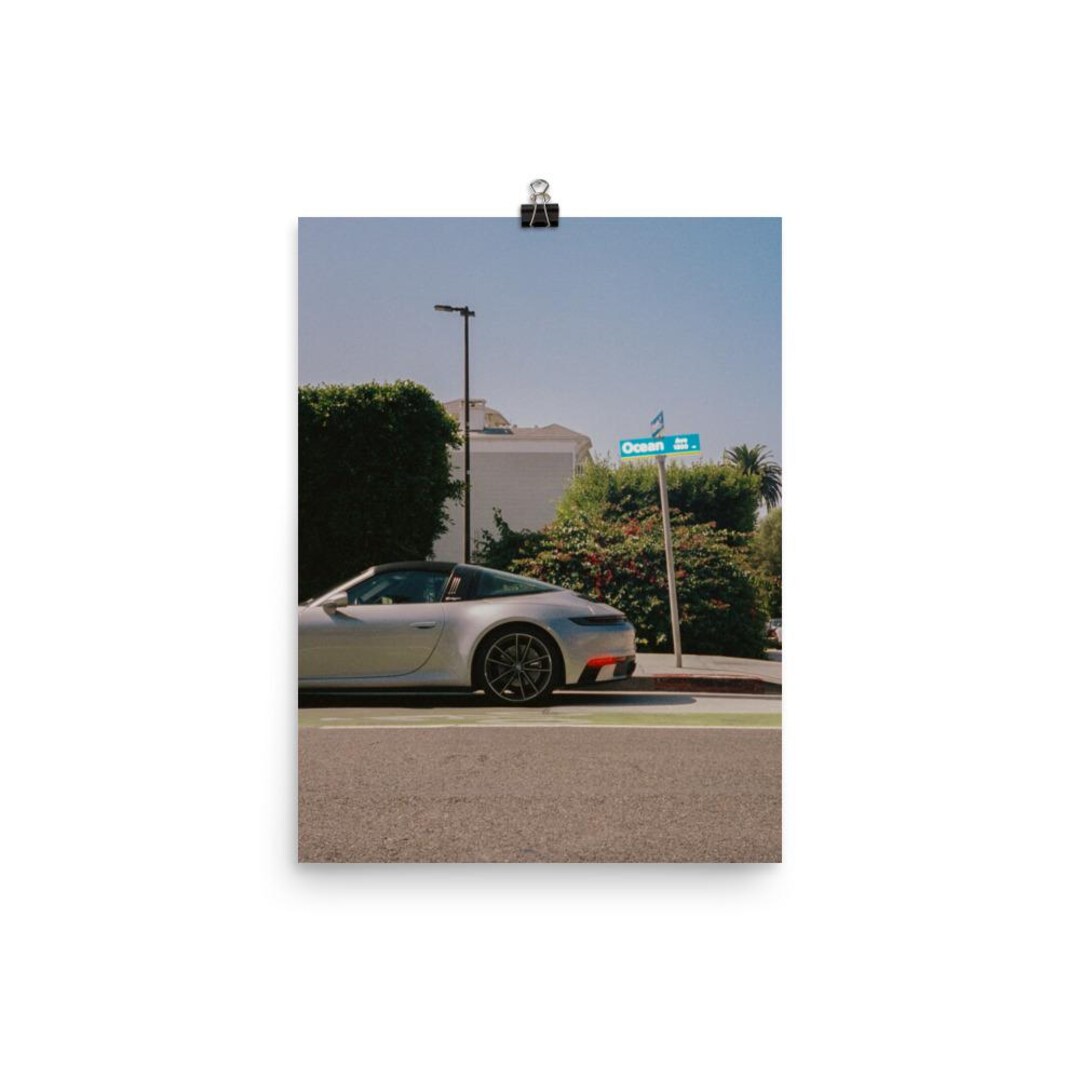 Porsche 911 in Santa Monica, Los Angeles, California – Fine Art ...
