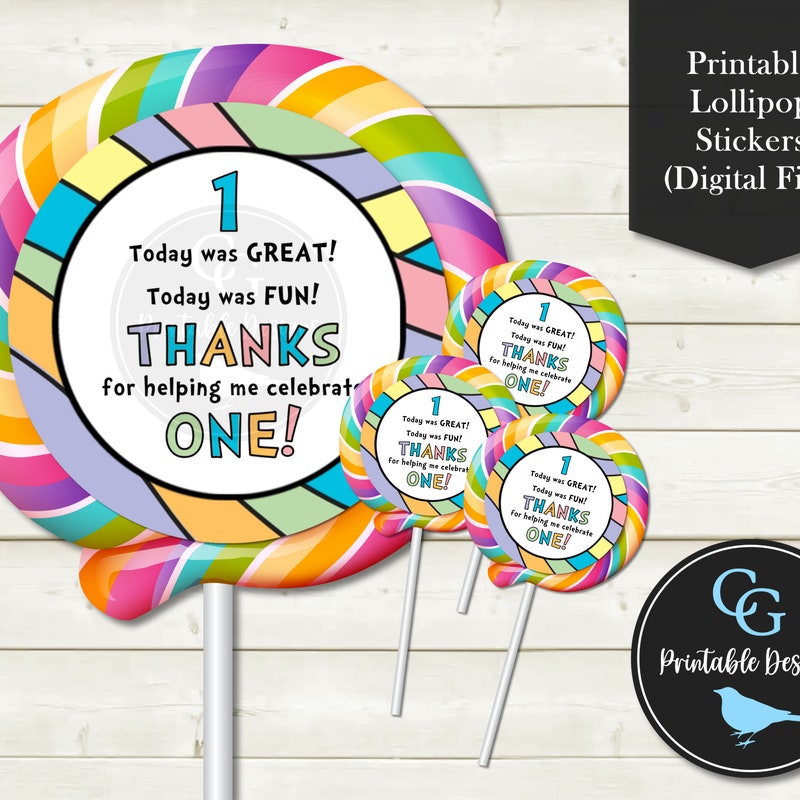 Lollipop Stickers - Etsy