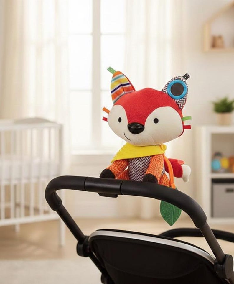 Fox Stroller Sensory Toy - Etsy