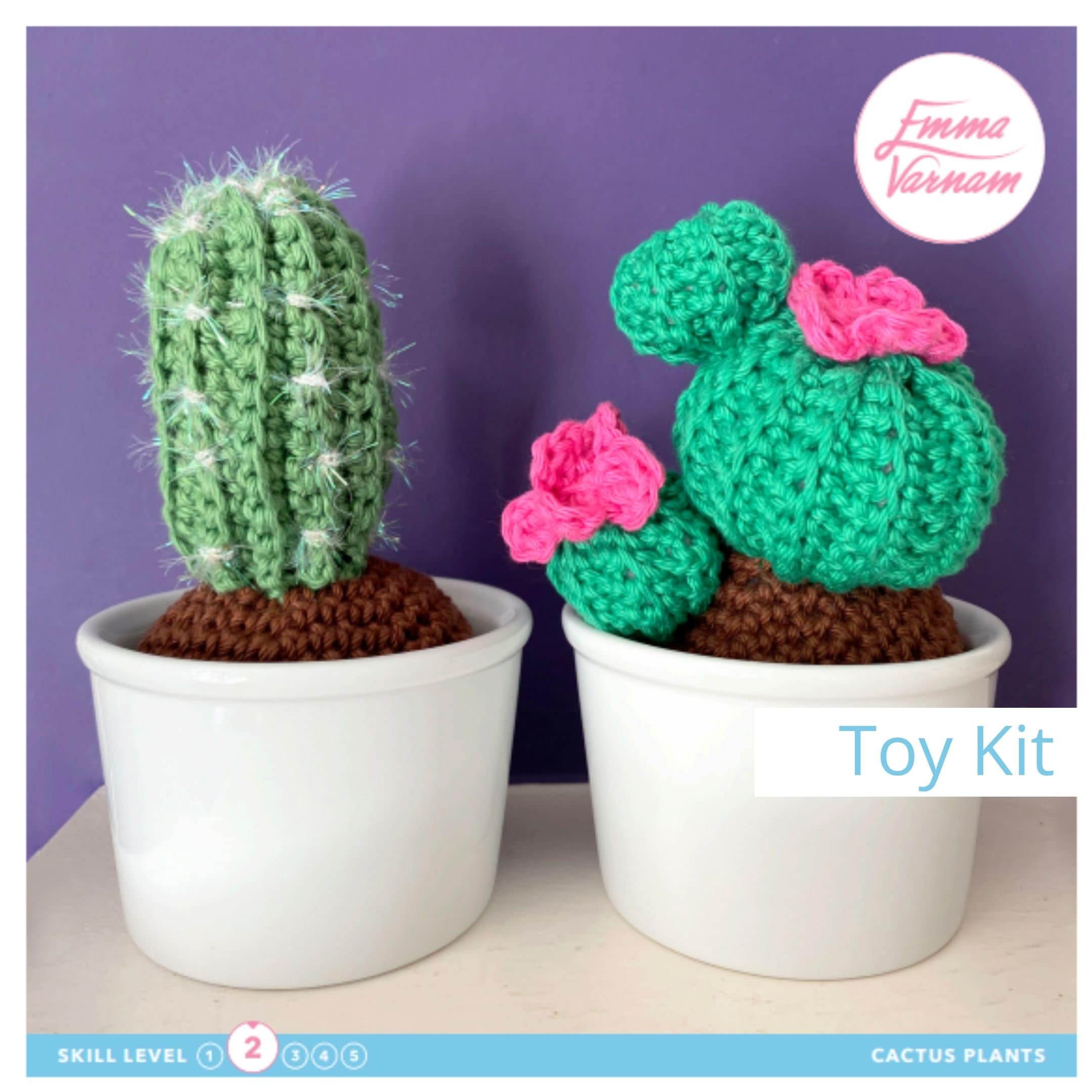 CROCHET KIT - Cactus Plants - Emma Varnam - Etsy UK