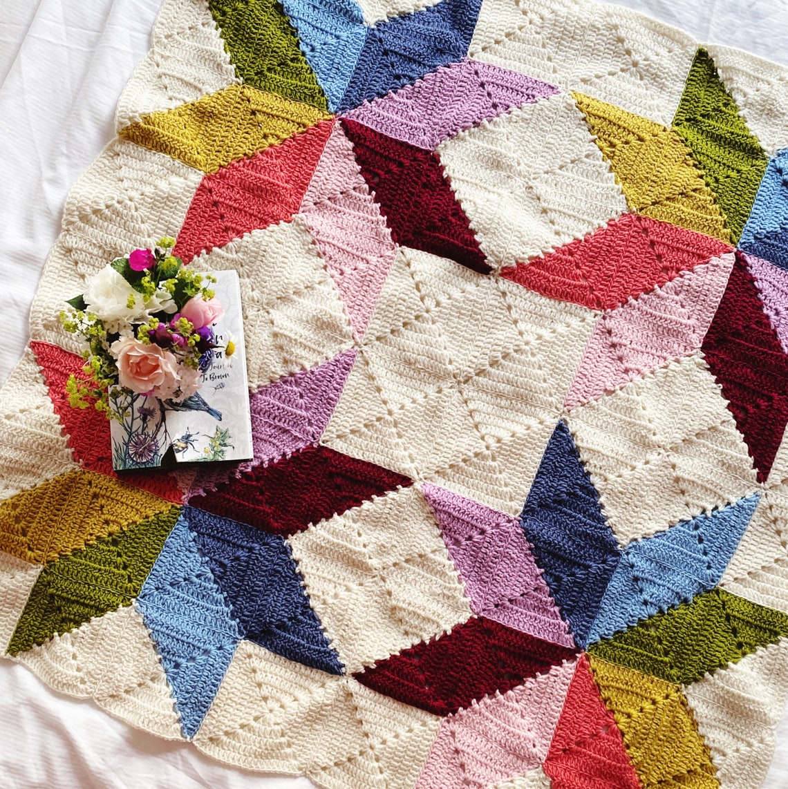 CROCHET PATTERN Stargazer Blanket by Emma Varnam PDF - Etsy