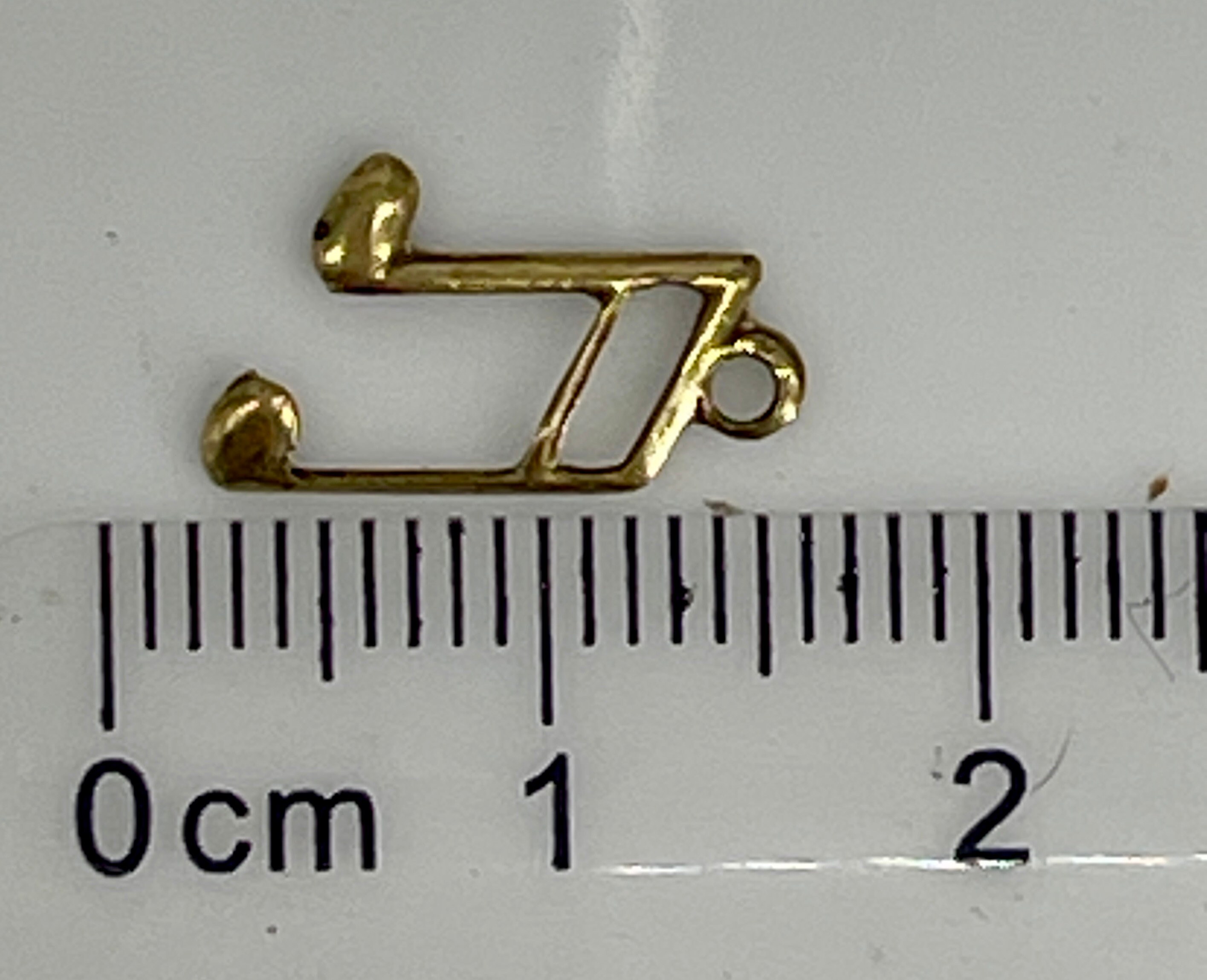 Brass Musical Notes Charms 30pcs - Etsy