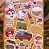 Filipino Foods Sticker Sheet, Cute Stickers, Stationery, Laptop Sticker ...