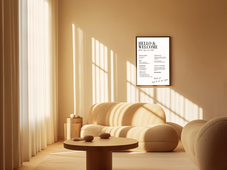 Airbnb Signs Bundle Template Airbnb Welcome Sign Airbnb Welcome Book ...