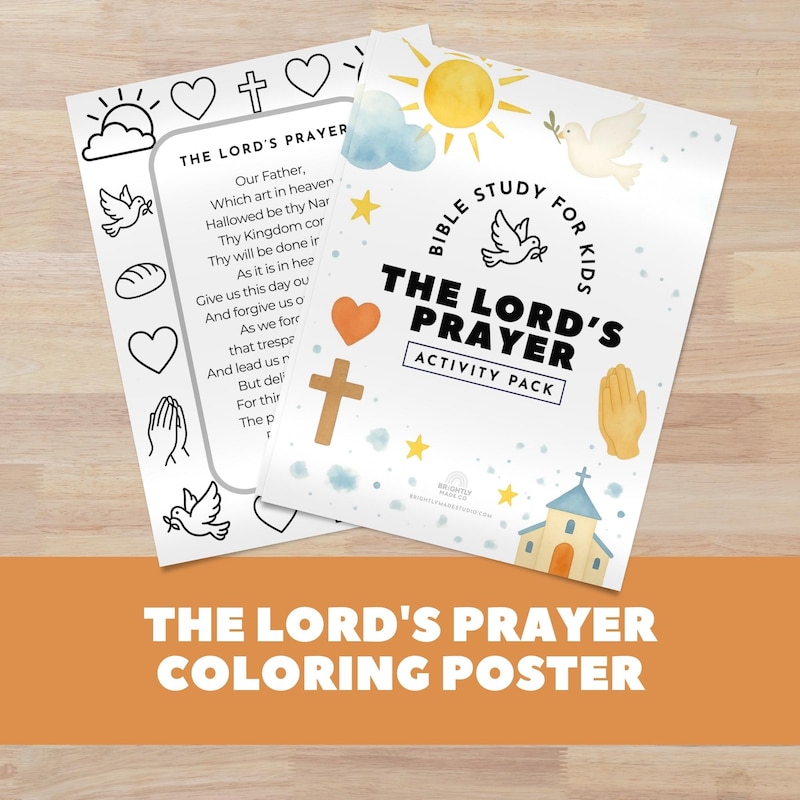 The Lords Prayers Poster - Etsy