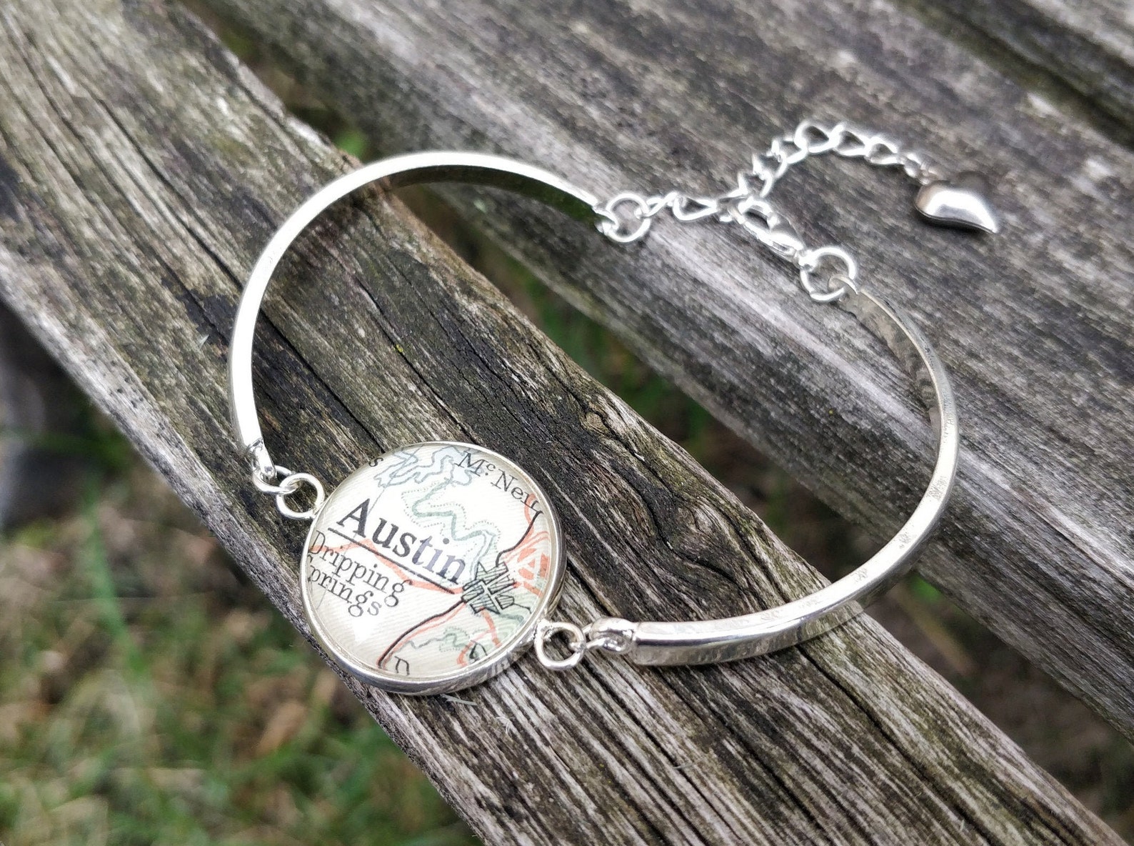 Custom Map Bracelet. CHOOSE YOUR PLACE. Wedding Anniversary - Etsy