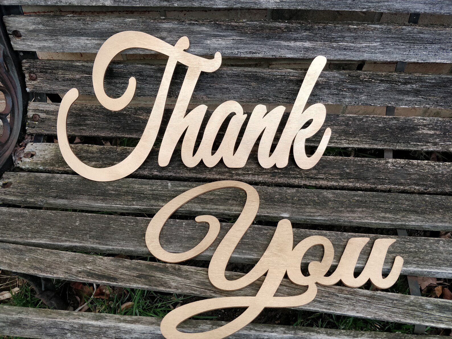 Thank You Wood Sign. CHOOSE YOUR COLOR! Wedding, Decoration. Rustic ...