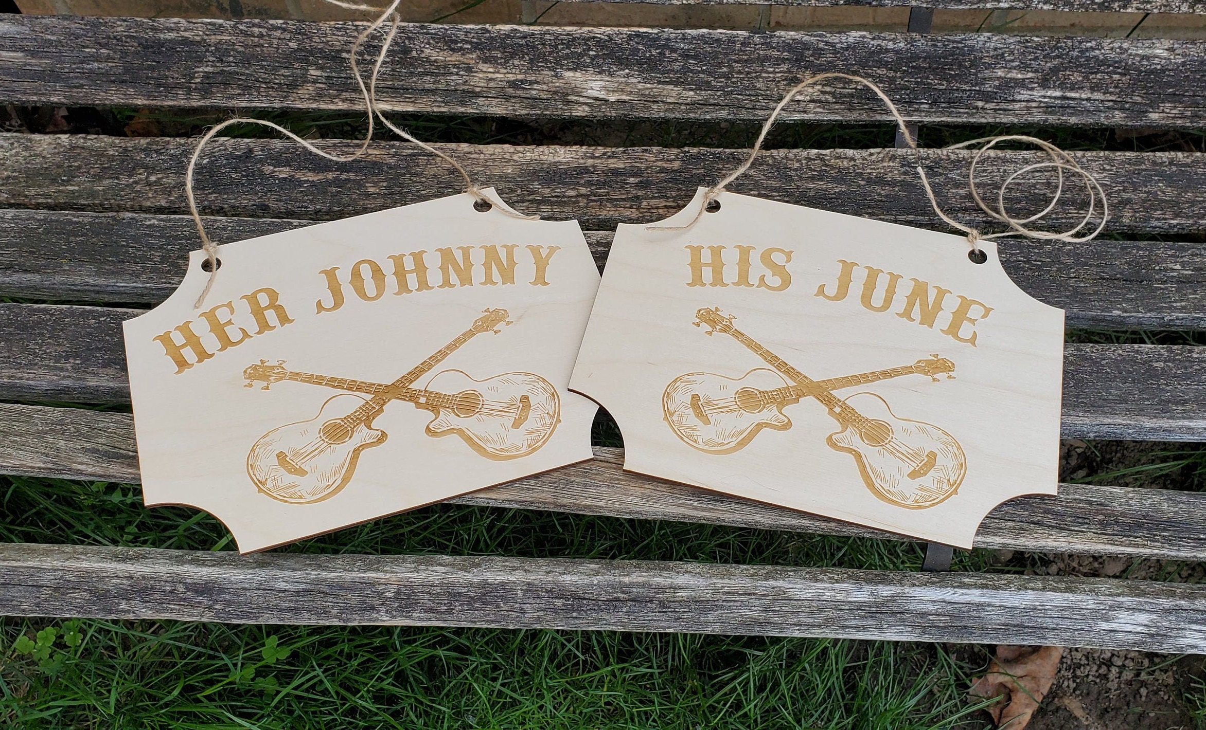 YOUR CHOICE Custom Wood Signs. Bride & Groom Chair Signs, Wedding ...