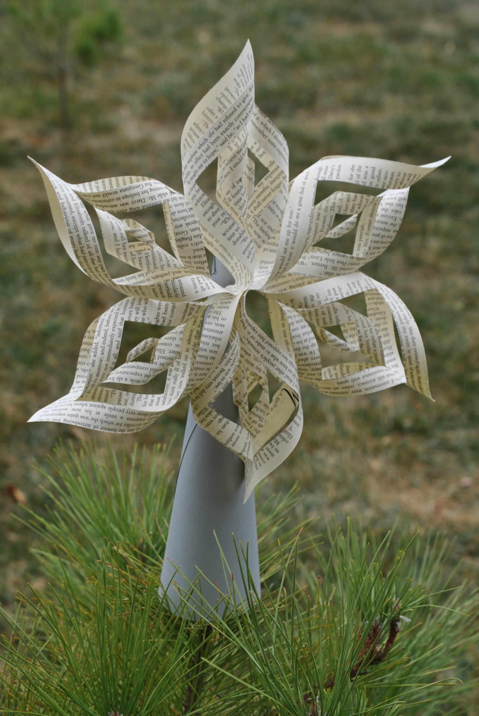 Pride & Prejudice Christmas Tree Topper. or CHOOSE Your BOOK - Etsy