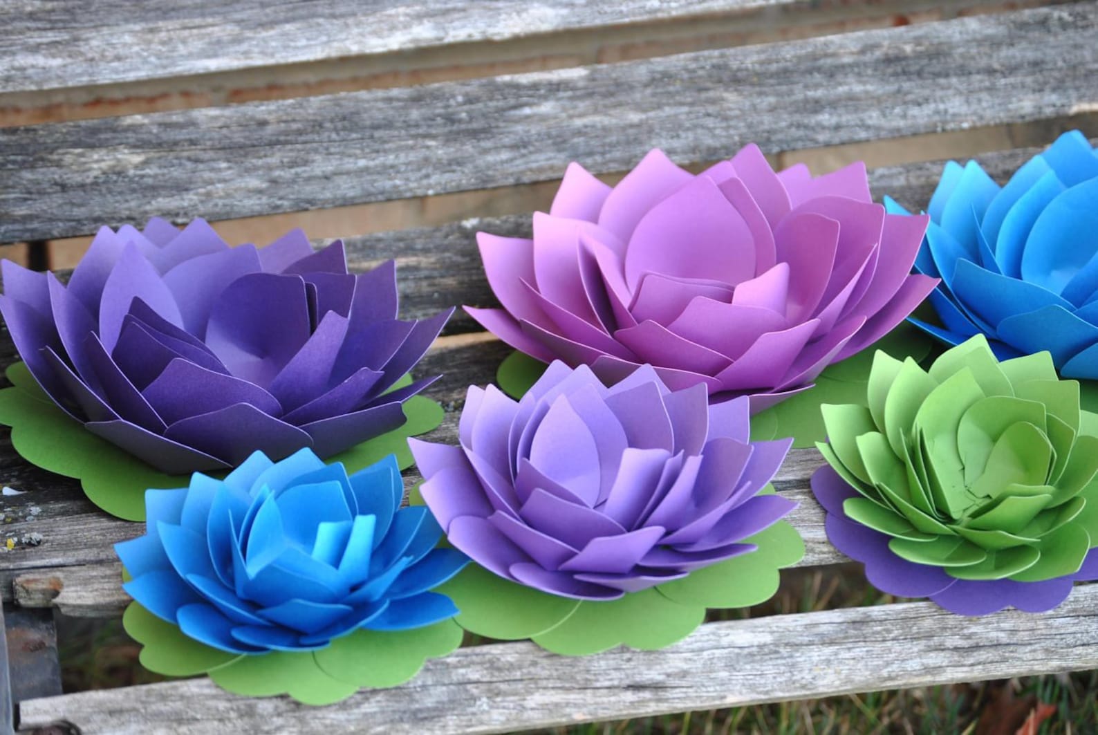 8 Lotus Flowers. CHOOSE YOUR COLORS. Wedding Decoration - Etsy