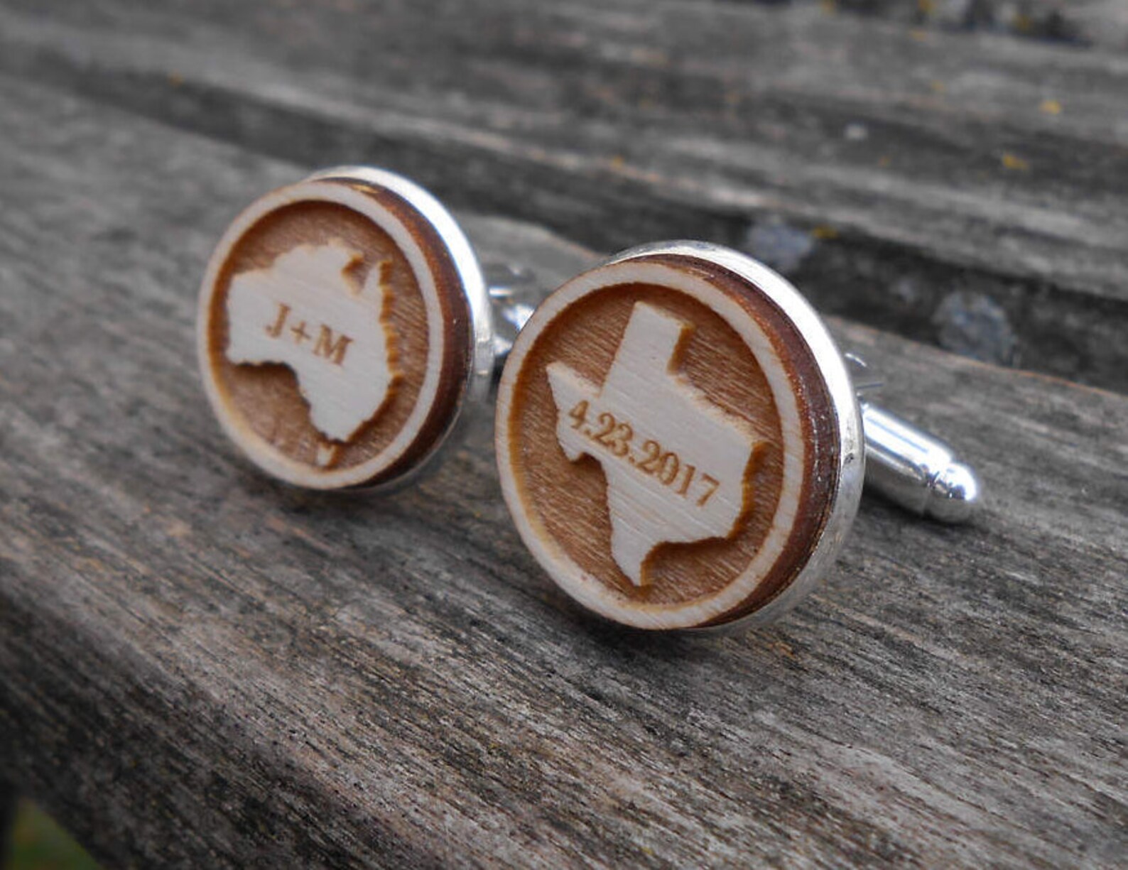 Personalized State Cufflinks. or Country. Gift for Groom - Etsy