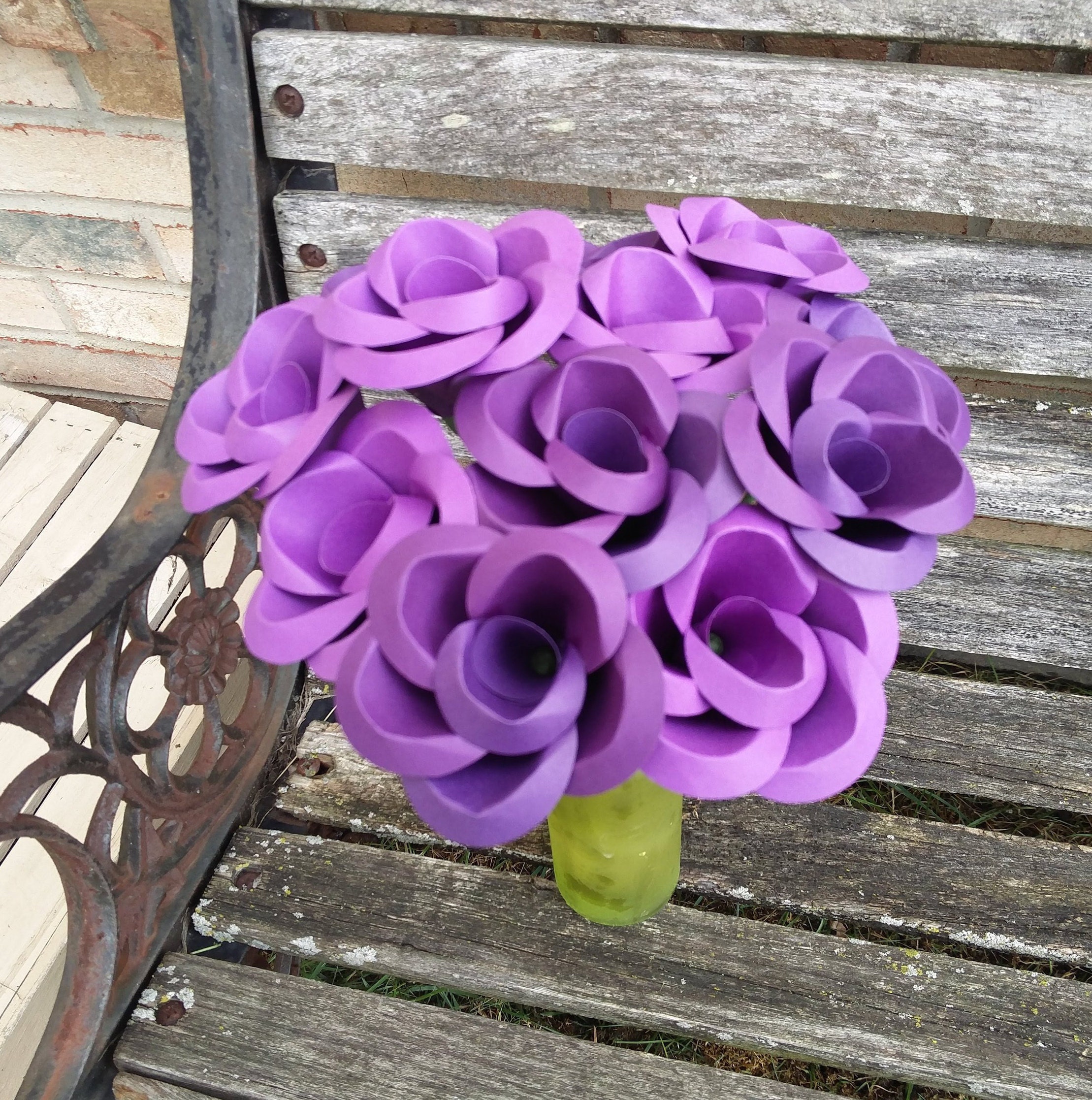 DOZEN Paper Roses. CHOOSE Your COLORS. Anniversary Wedding | Etsy