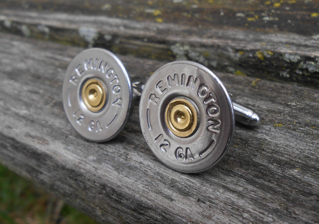 Shotgun Shell Cufflinks, 12g. Wedding, Groomsmen Gift, Dad. Christmas ...