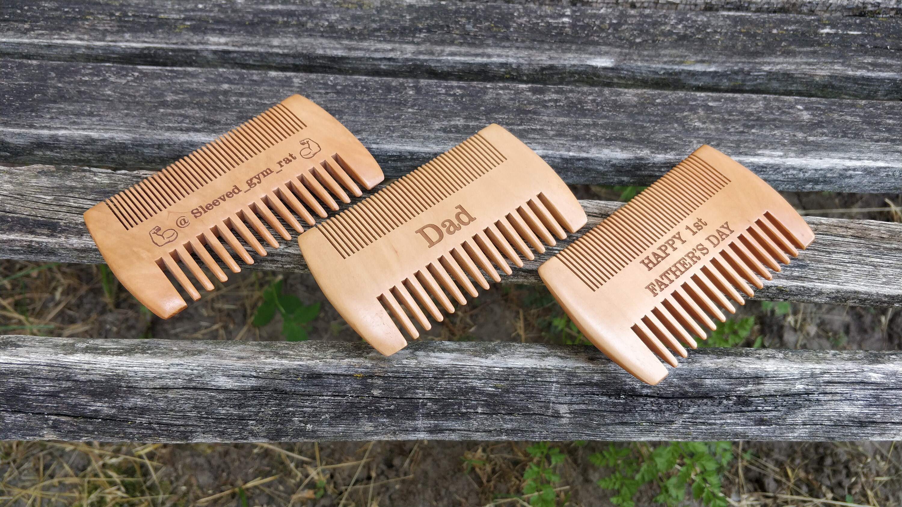 Customized Beard Comb. Mustache Comb. Engraved. Wedding | Etsy