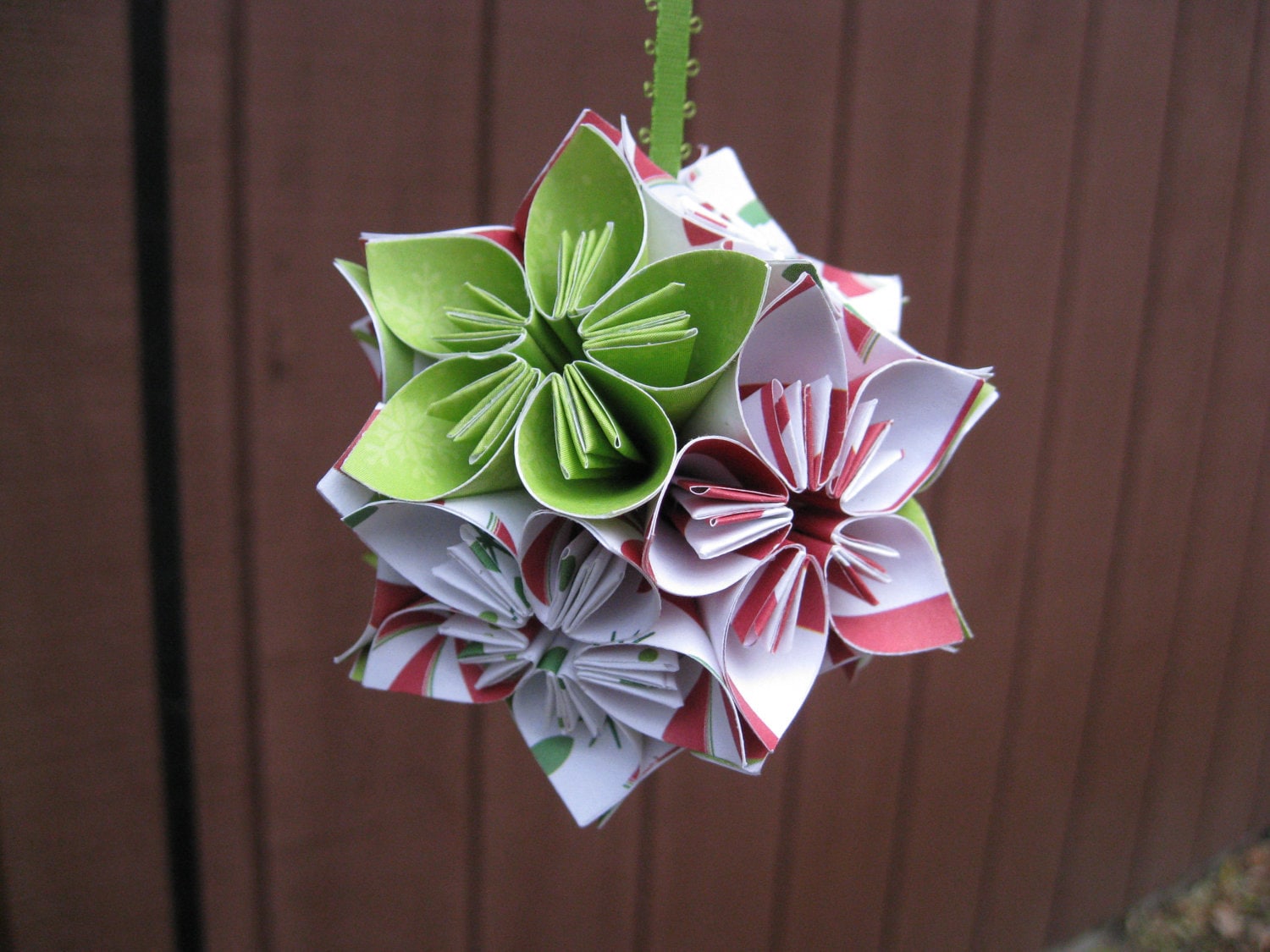 CHRISTMAS Origami Kusudama Ball Mini 3 Inch Size. Perfect for - Etsy