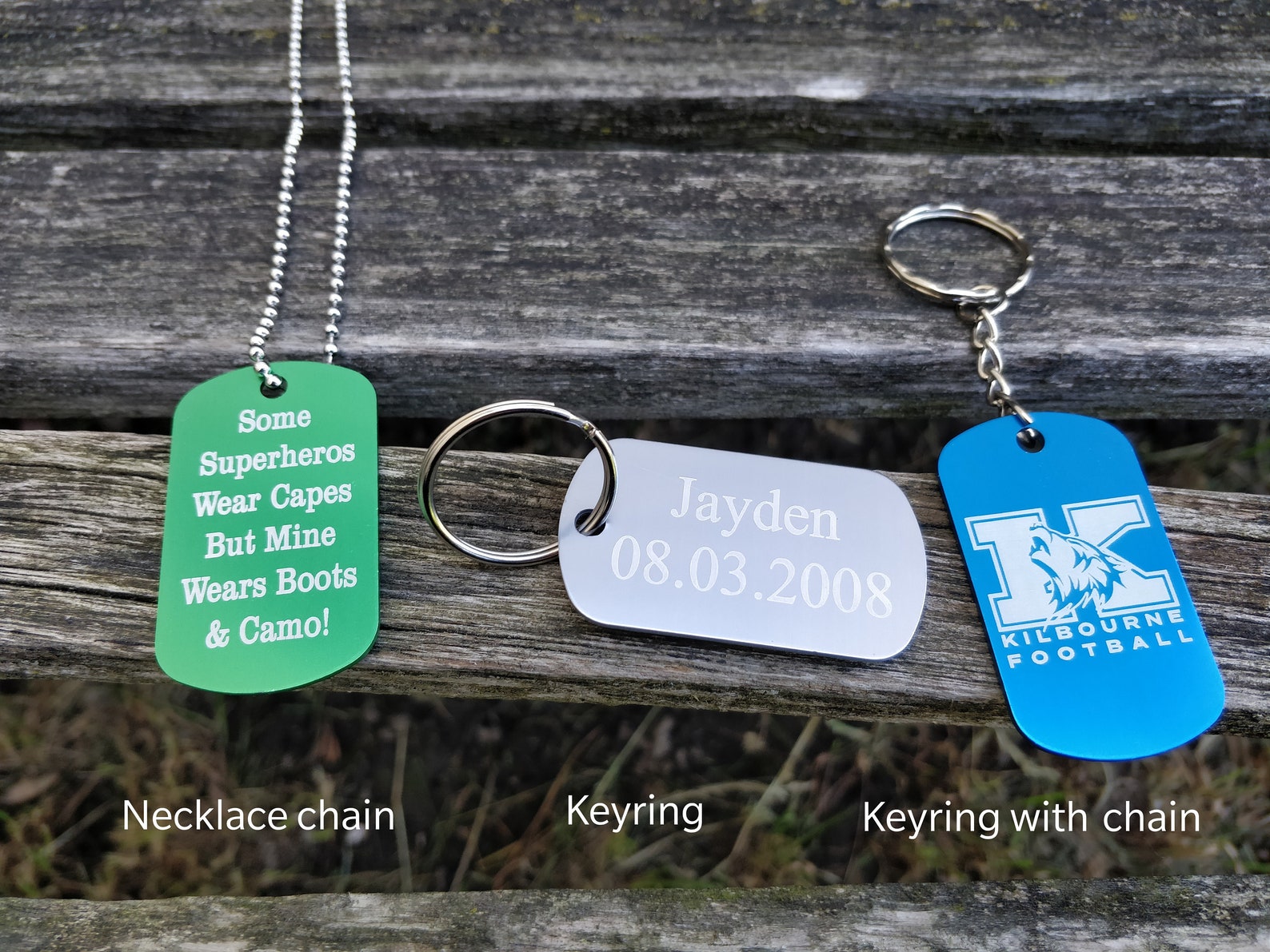 Custom Dog Tags. CHOOSE YOUR DESIGN & Color. Laser Engraved. - Etsy