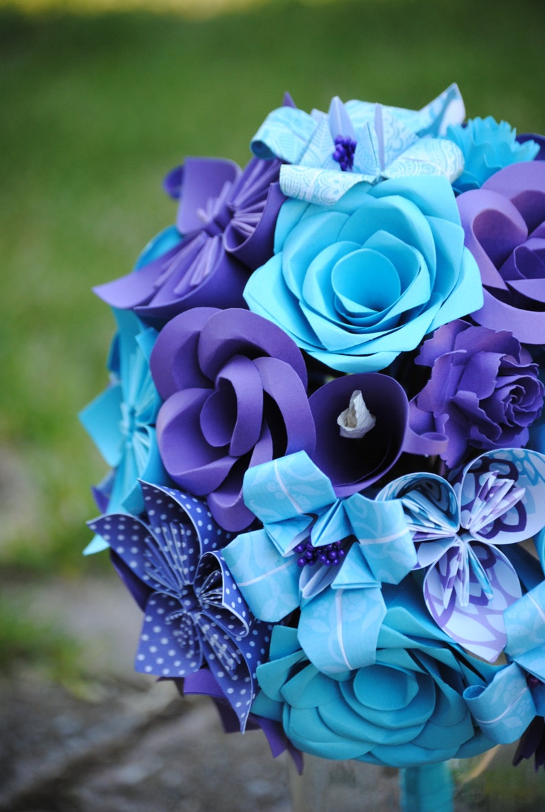 Handmade Paper Flower Bouquets CHOOSE YOUR COLORS Flowers Etsy Handmade Paper Flower Bouquets CHOOSE YOUR COLORS Flowers Etsy