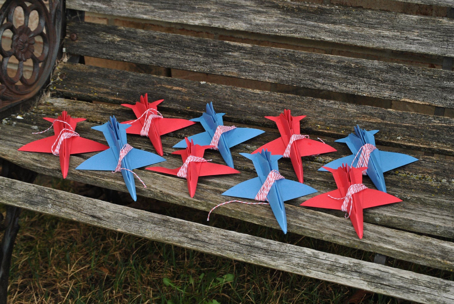 Paper Airplane F-16 Decorations. CHOOSE YOUR COLORS. Wedding - Etsy