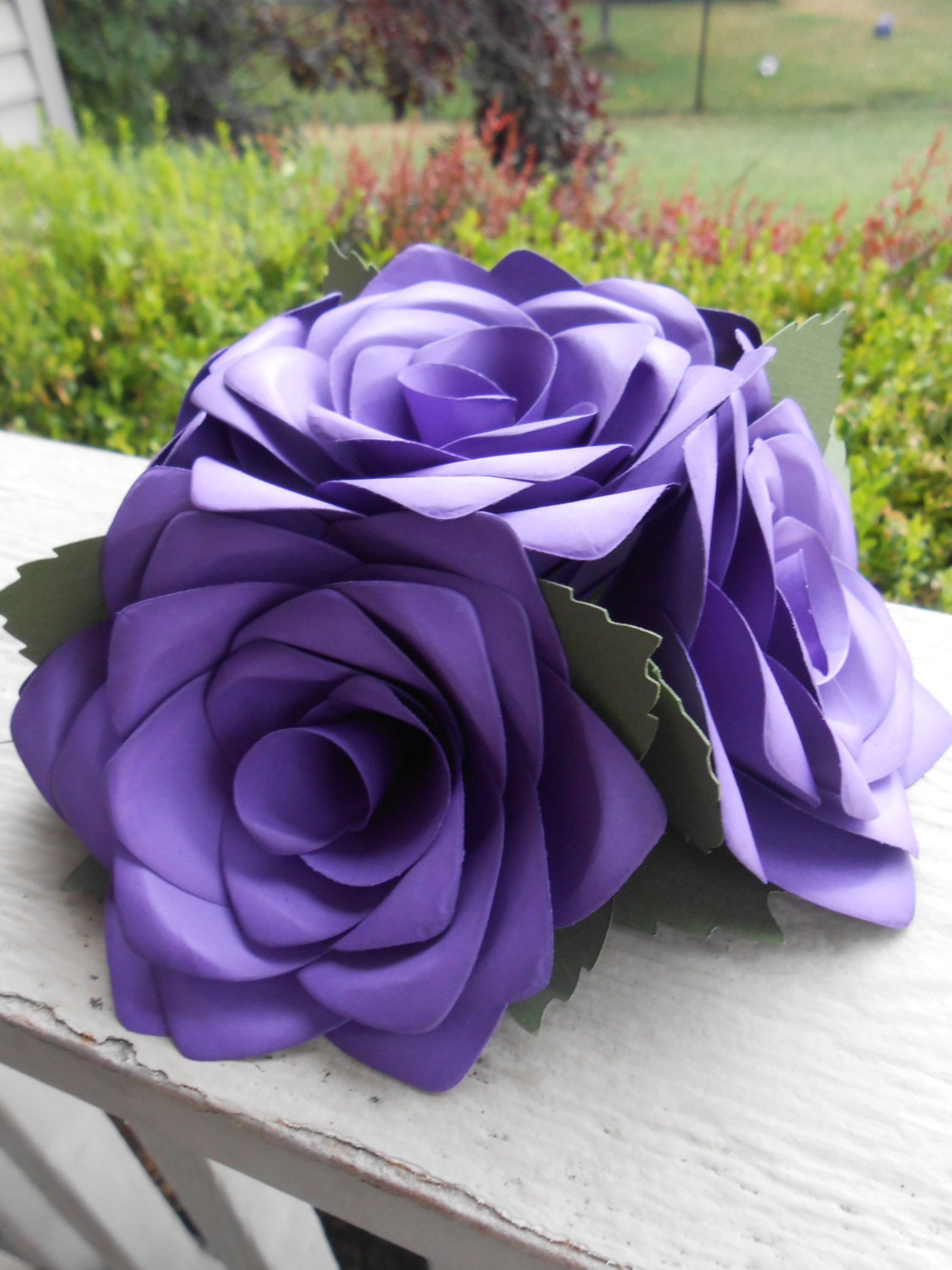 Paper Rose Cake Topper. 6 Inch. CHOOSE YOUR COLORS. Custom - Etsy