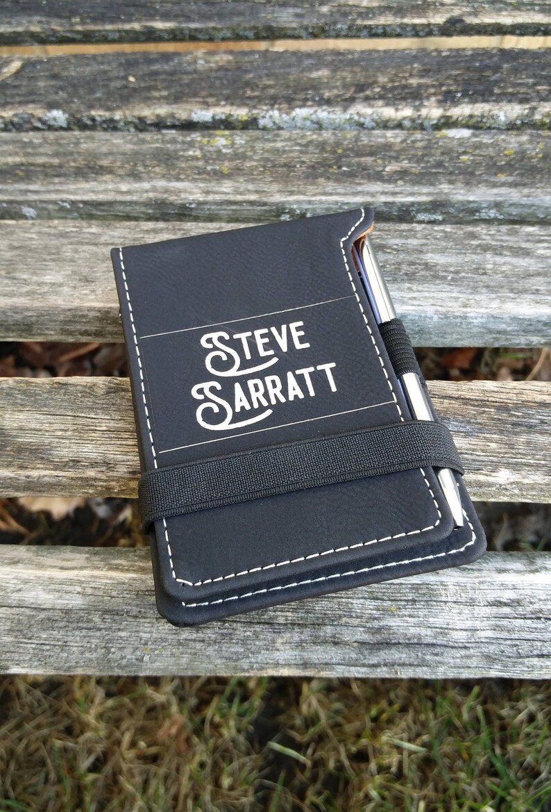 Customized Notebook. Leather. Laser Engraved. Wedding Men - Etsy