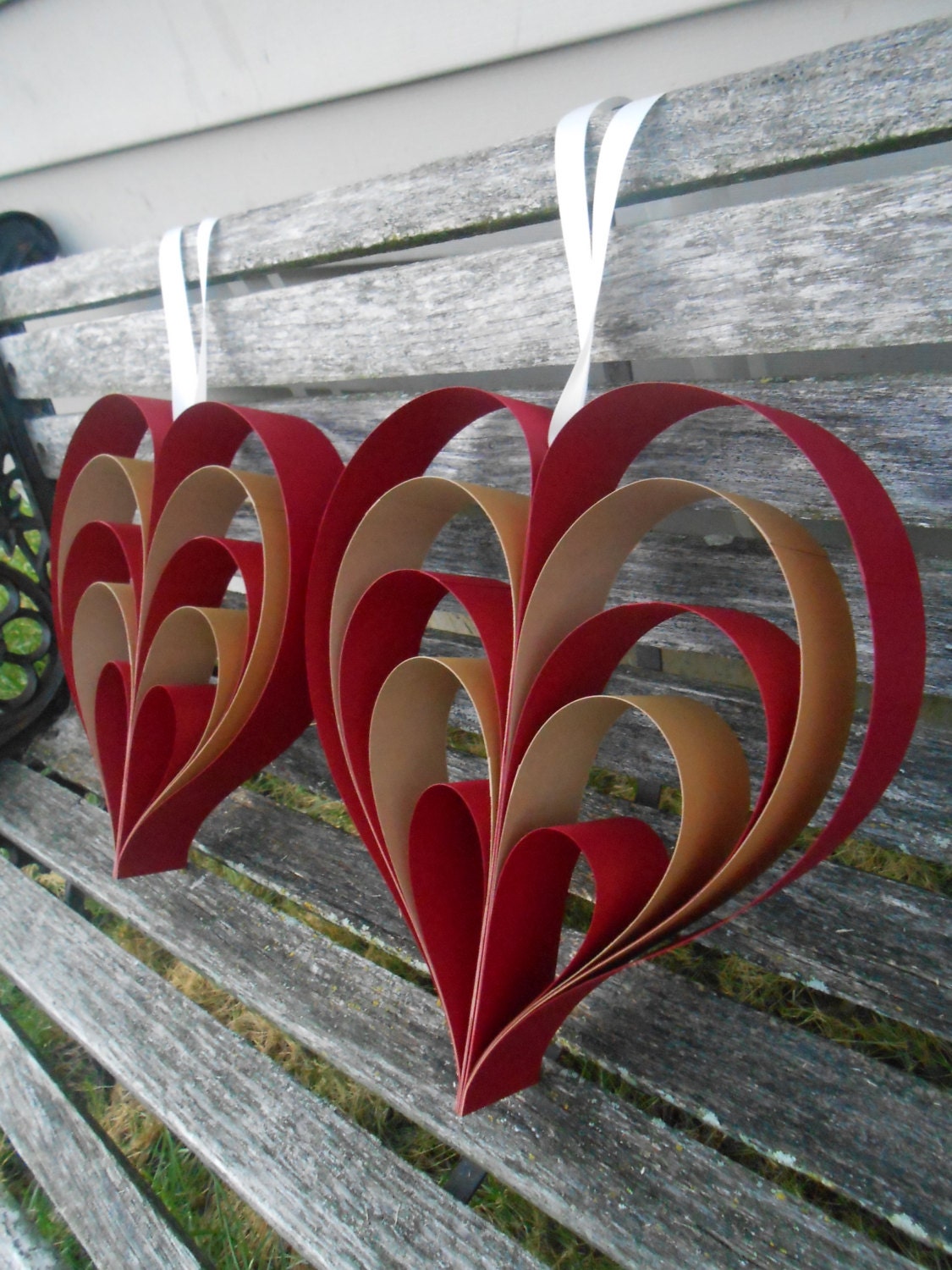 Large Heart Decorations. Wedding Decoration, Centerpiece, Door Hanger ...