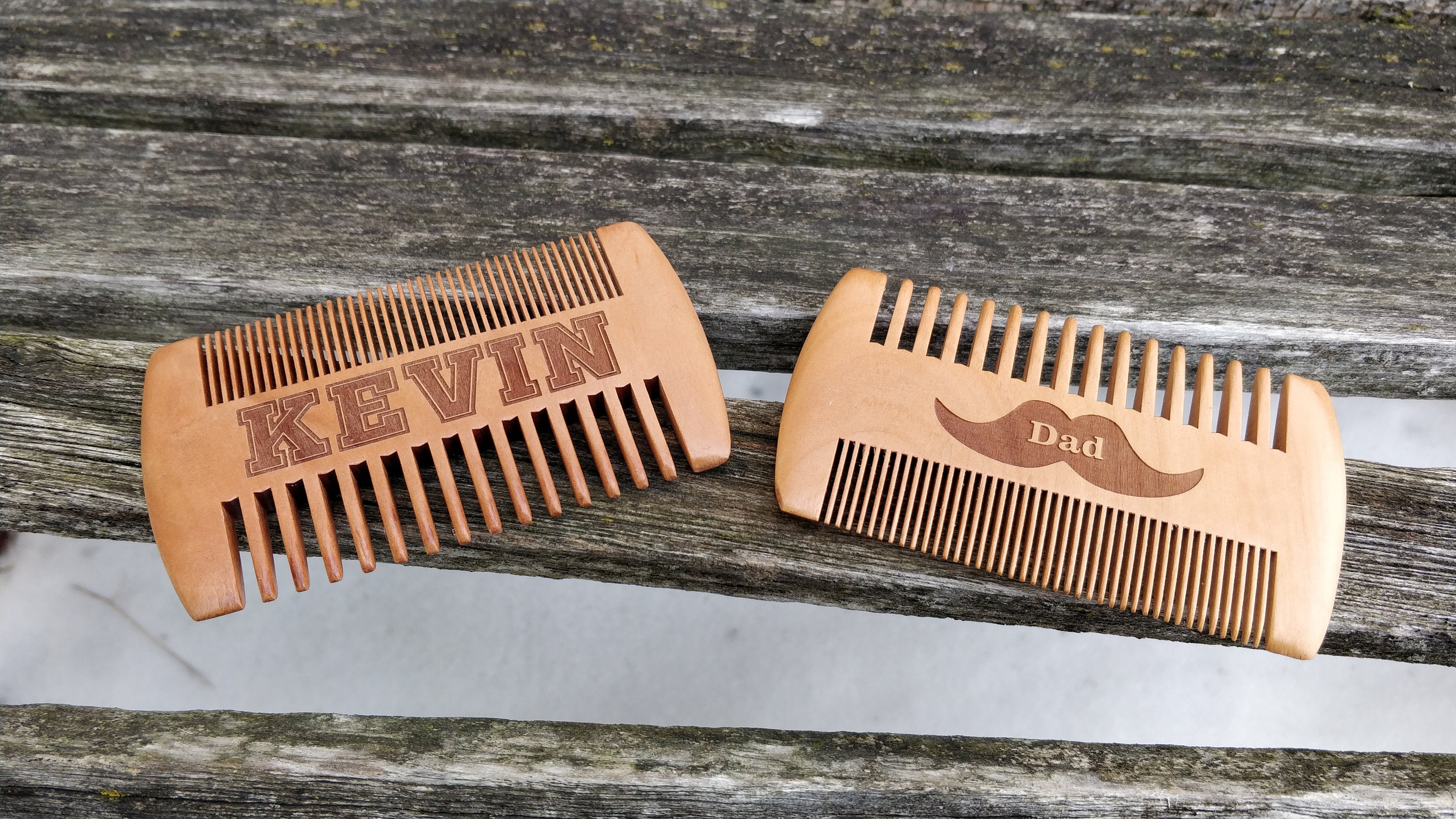 Customized Beard Comb. Mustache Comb. Engraved. Wedding | Etsy