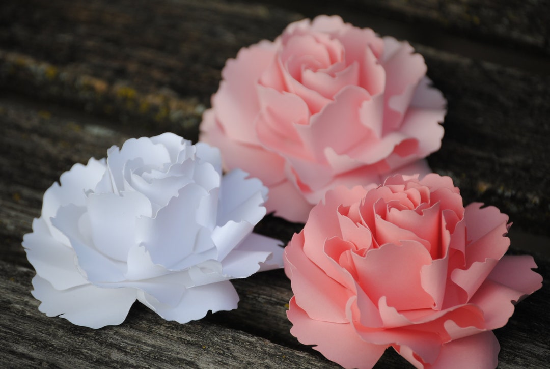 Set of 3 Roses. CHOOSE YOUR COLORS. Wedding, Gift, Decoration ...