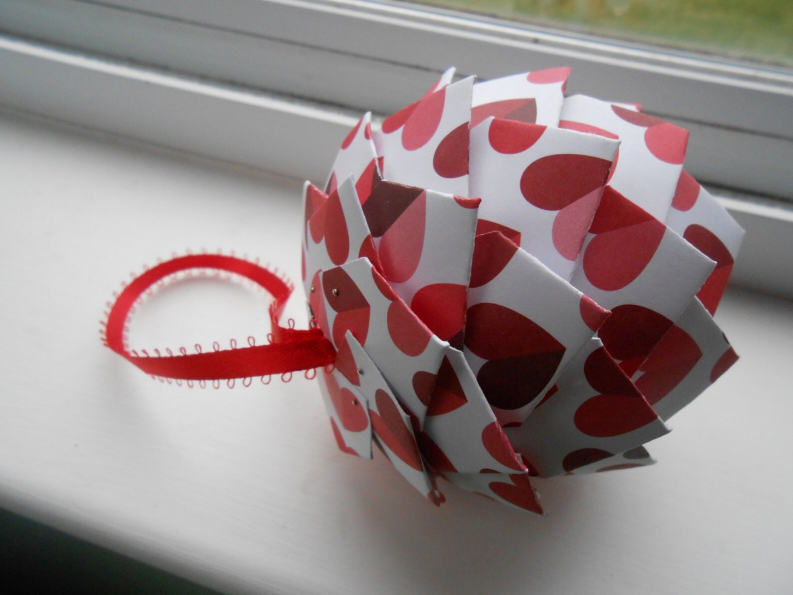 Heart Paper Ornament. Decoration Christmas Gift Birthday - Etsy