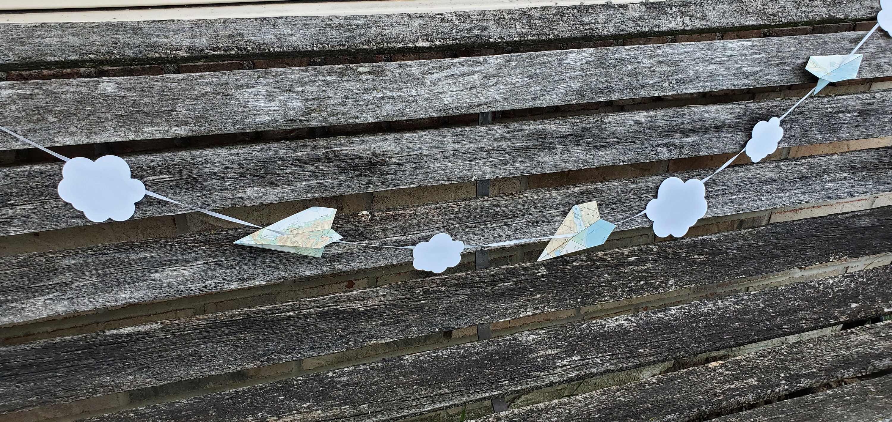 Paper Airplane Garland. Birthday Decor Wedding Decorations. | Etsy