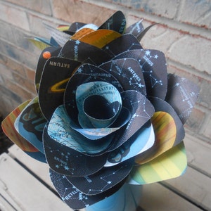 Space Paper Roses, Constellations & Planets. Gift for Birthday ...