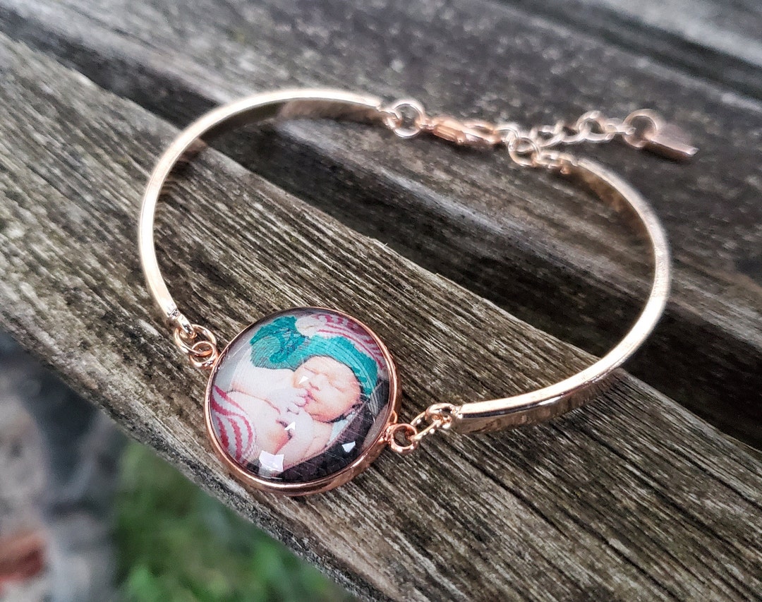 Custom Photo Bracelet. Personalized Bracelet. Wedding, Anniversary ...
